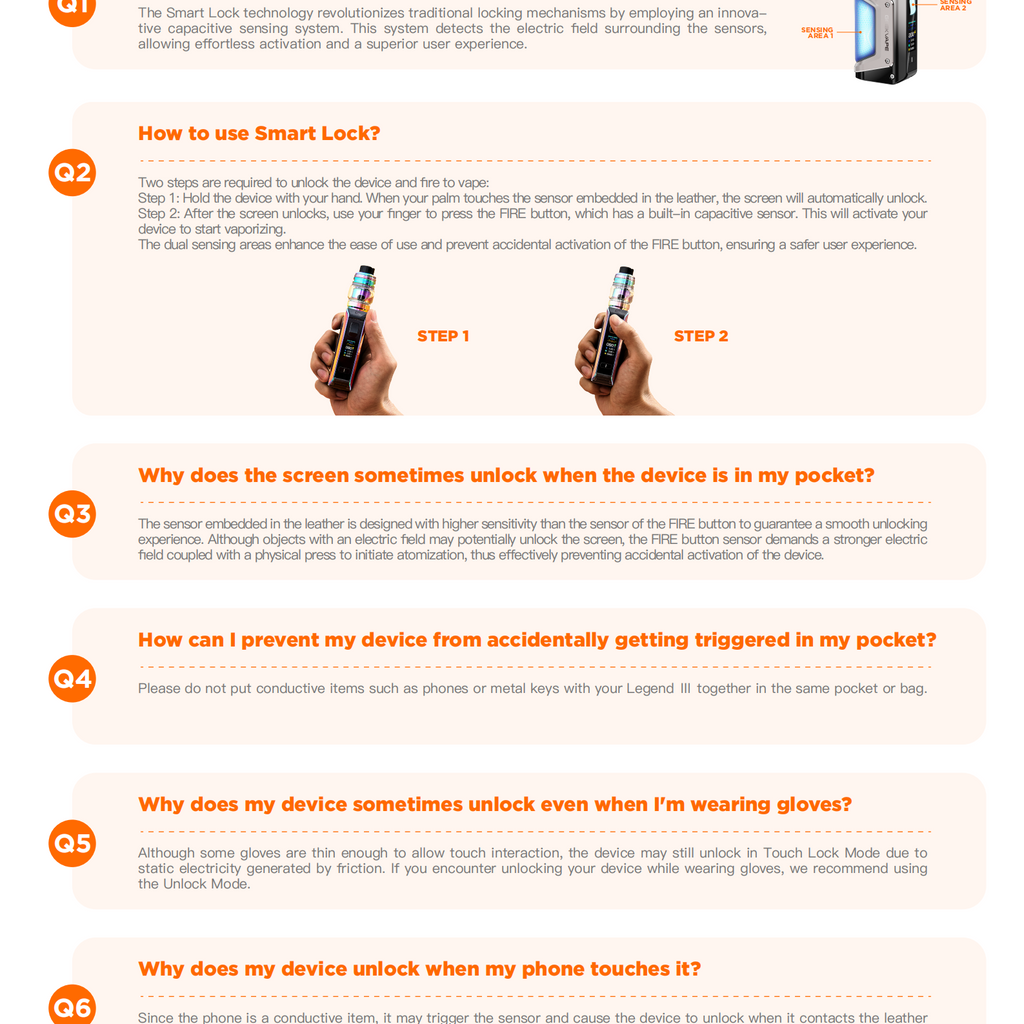 GEEKVAPE AEGIS LEGEND 3 SMART LOCK TECHNOLOGY FAQ – Geekvape Store