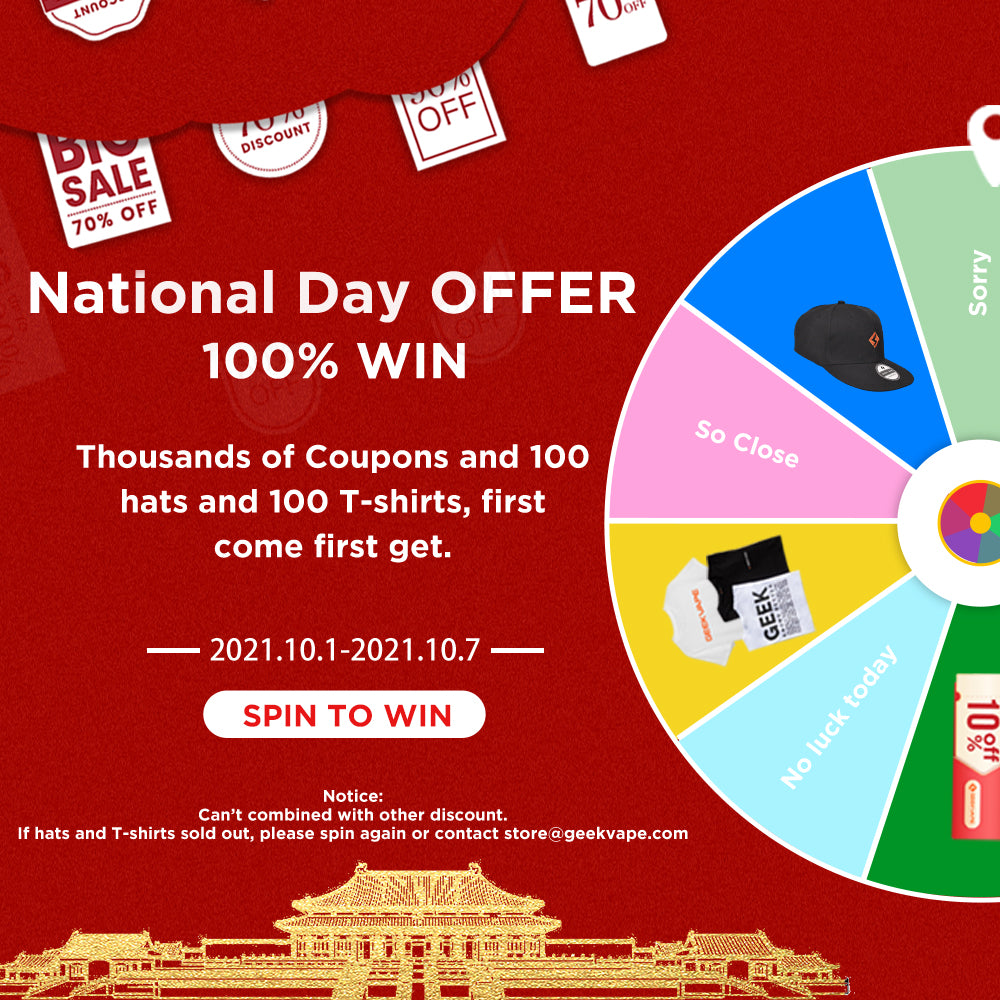 National Day Special Offer – Geekvape Store