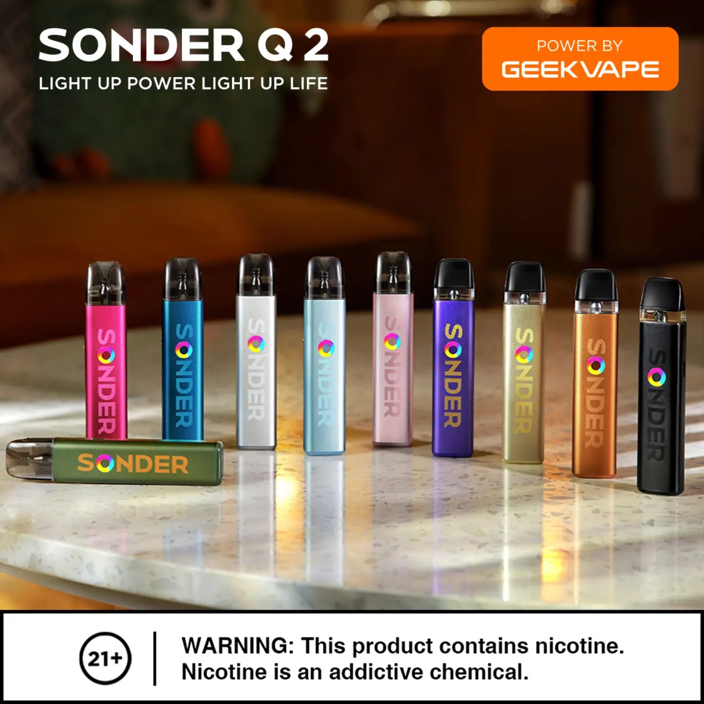 GeekVape Sonder Q 2 Pod System Kit 1350mAh Preview: Power Meets Style ...