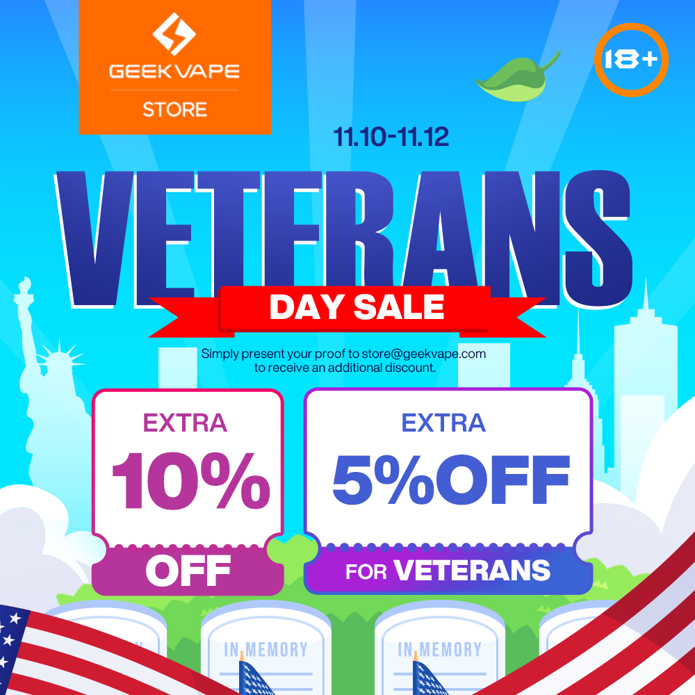 2024 VETERANS Day Sale -GeekVape Store – Geekvape Store